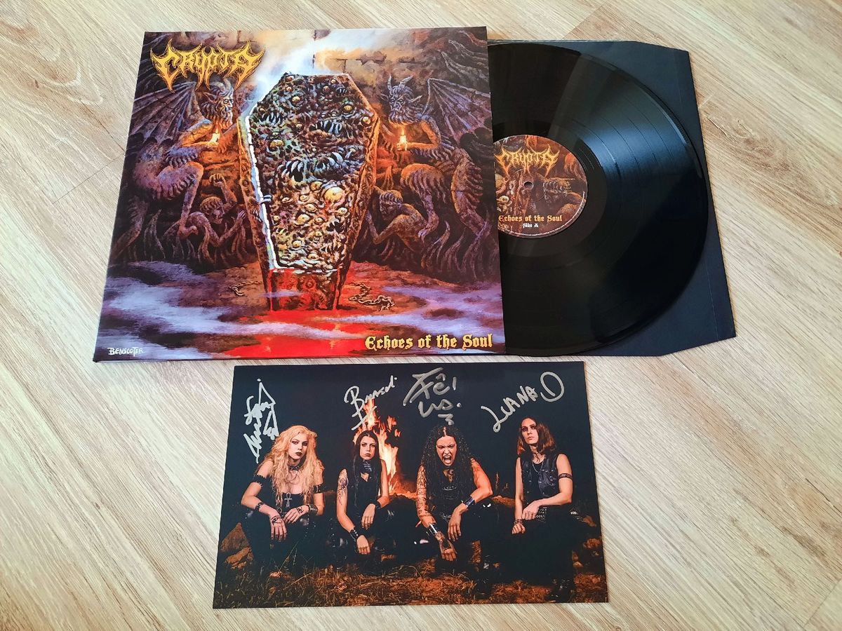 Vinil Crypta - Echoes Of The Soul Lp + Card Autografado | Item de ...