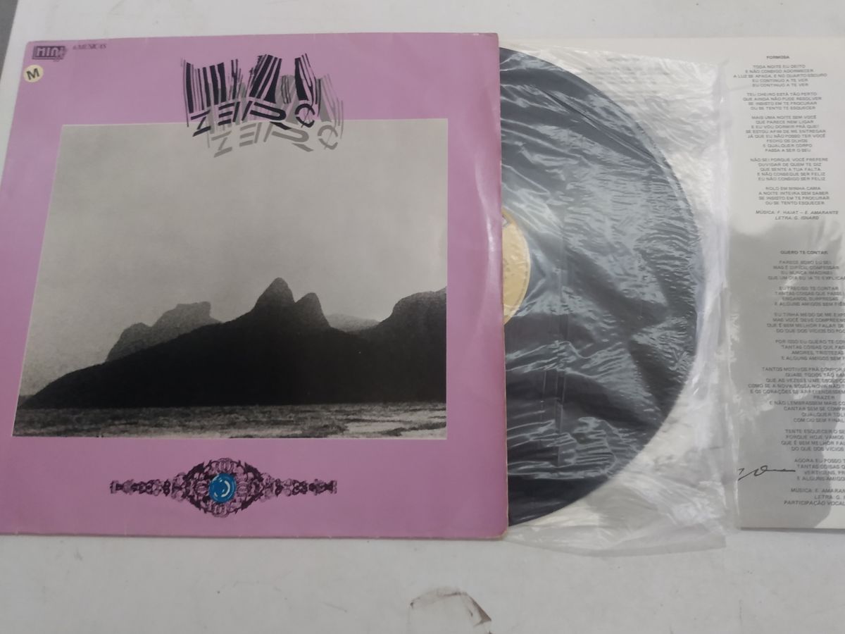 Vinil Lp Banda Zero Passos No Escuro Ep de 1985 Emi 6 Faixas | Item de ...
