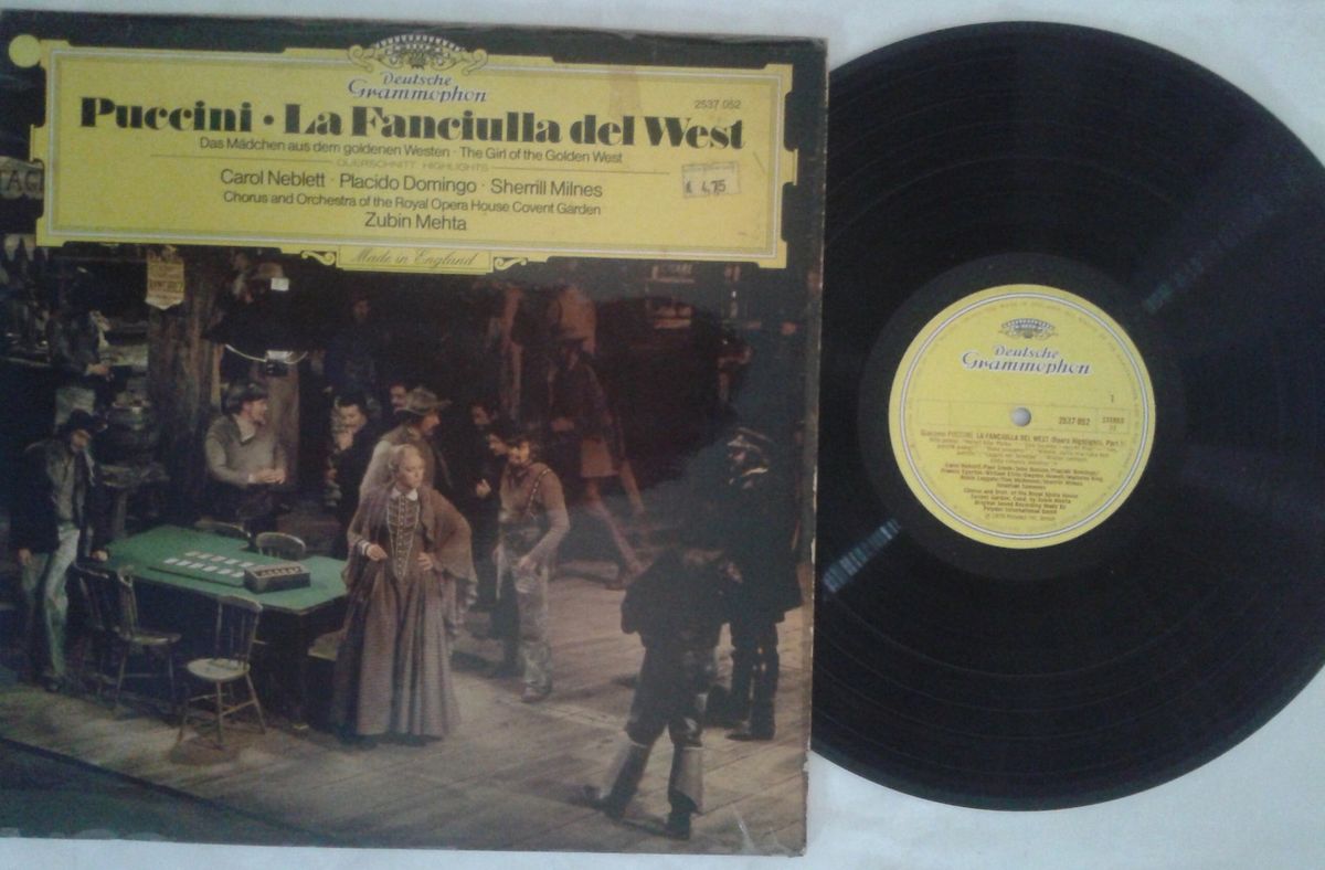Vinil Lp Importado - Puccini - La Fanciulla Del West | Item de Música Usado 47902896 | enjoei