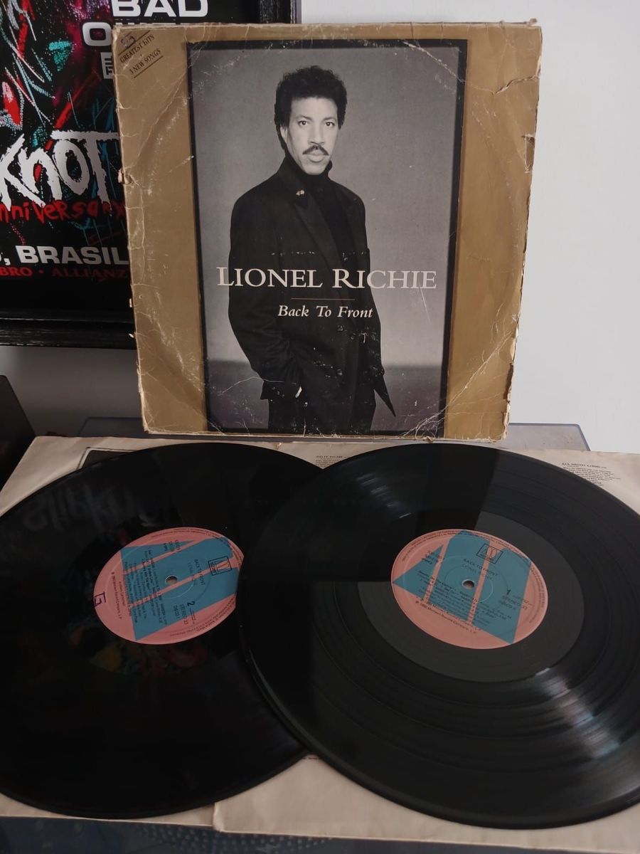 Vinil Lp Lionel Richie Back To Front Duplo | Item de Música Usado ...