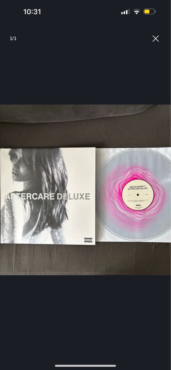 Vinil Nessa Barrett - Aftercare Deluxe Lp Clear & Pink Swirl Ler ...