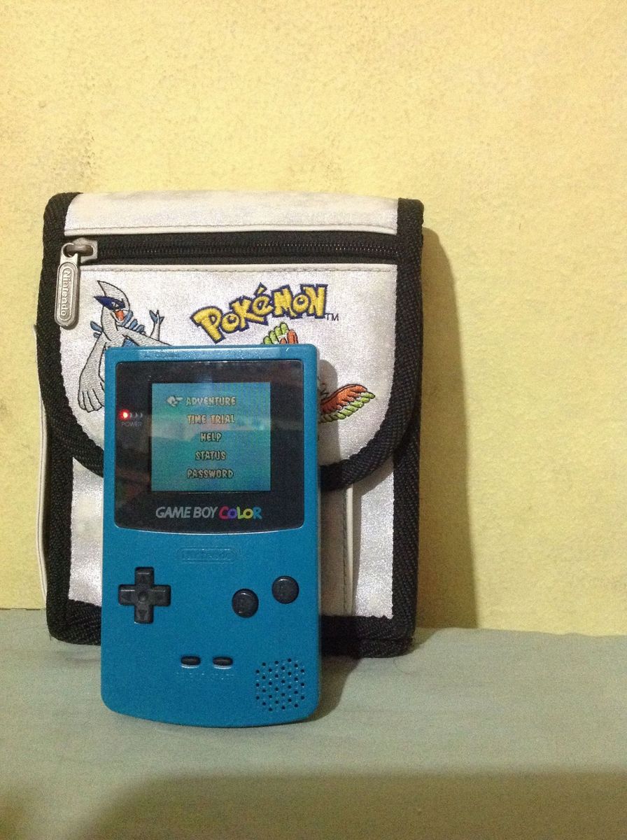 Vintage Retrô Nintendo Gameboy Color com Case Pokémon | Produto Vintage ...