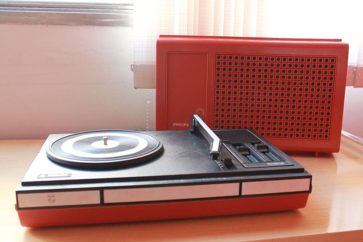 Vintage Retrô Philips Vitrola-maleta | Produto Vintage e Retro Philips ...