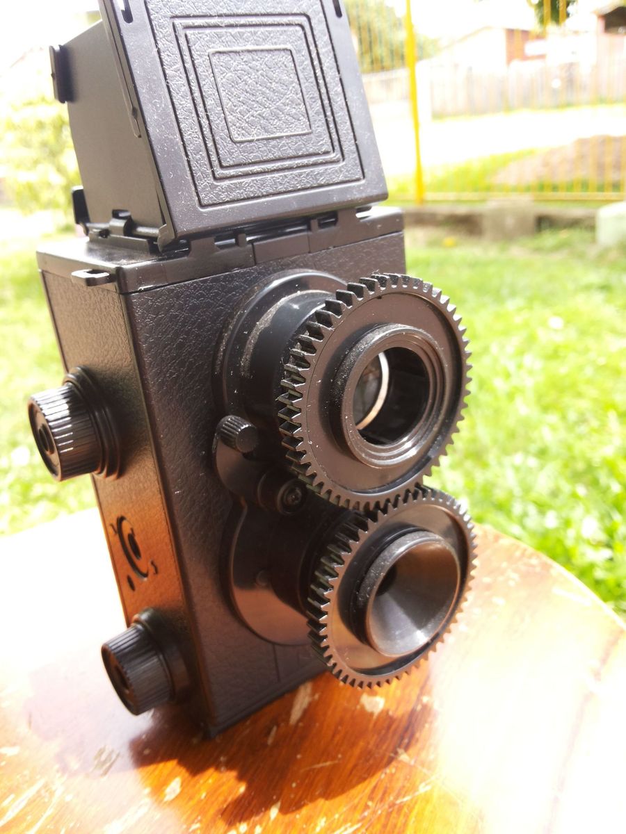 Vintage Retrô Recensty Câmera Lomo Diy Twin Lens Reflex (tlr) 35mm ...