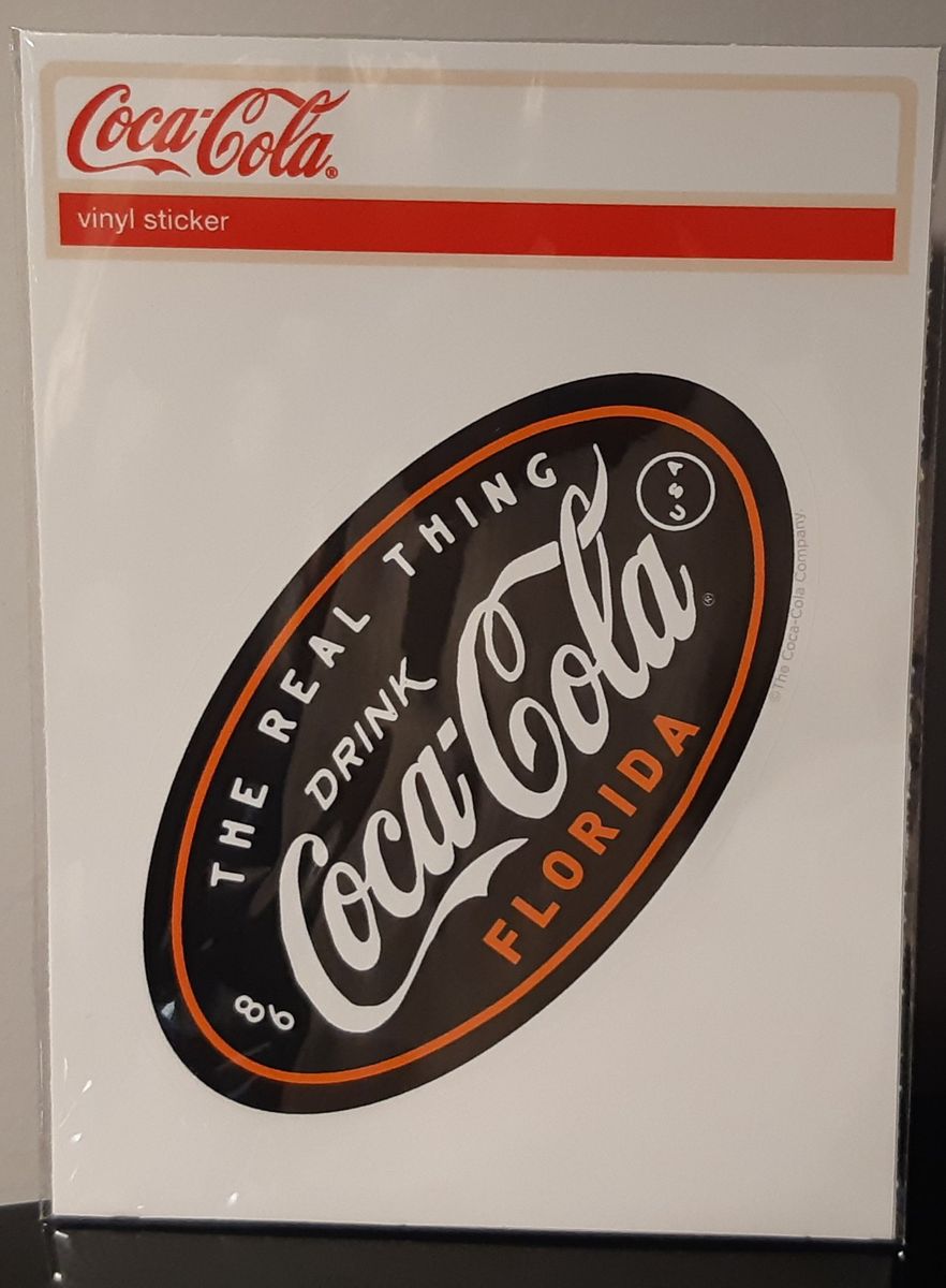 Vinyl Sticker Coca-cola Retro Planet | Item de Papelaria The Coca Cola ...