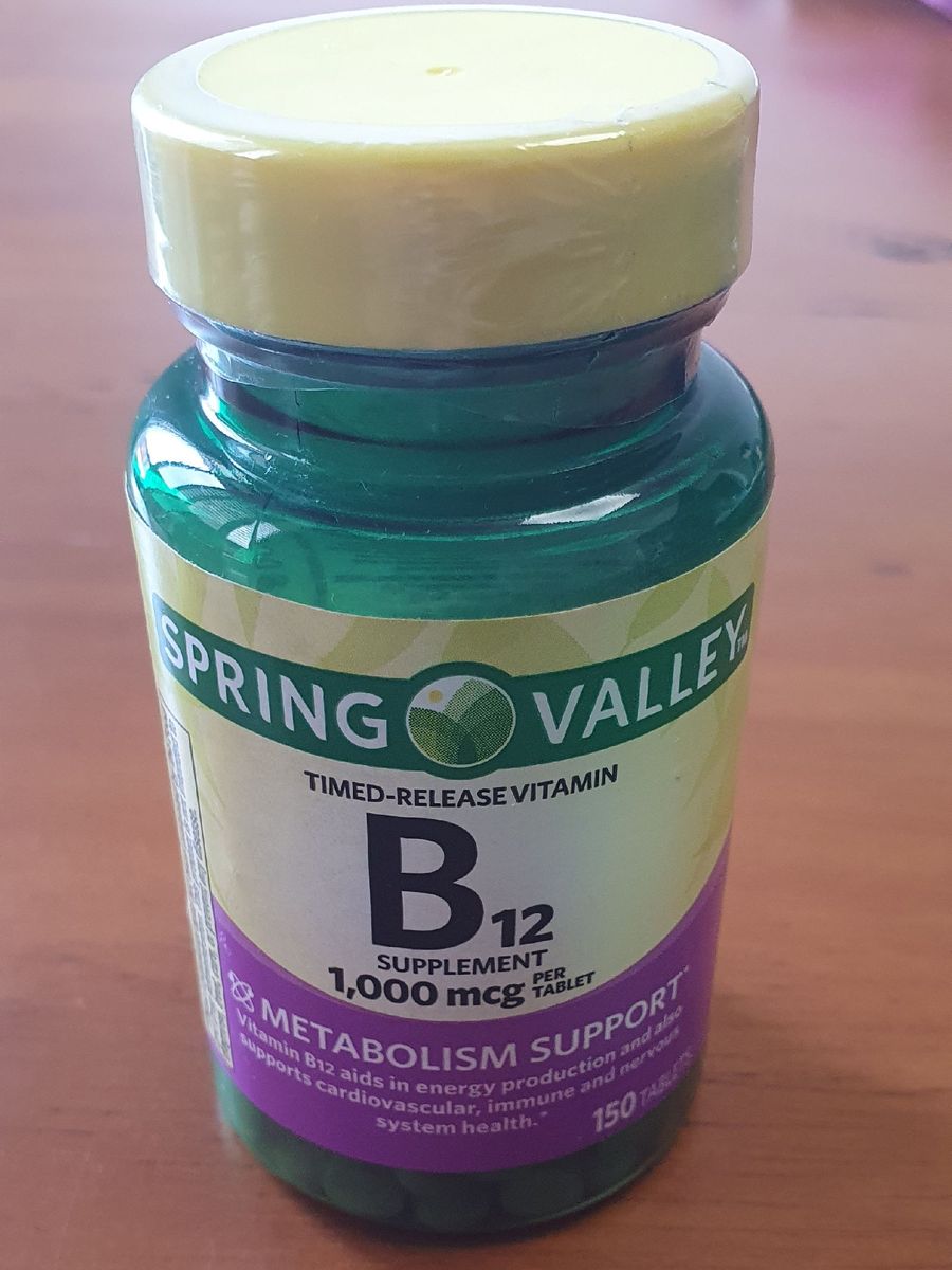 Vitamina B12 | Cacareco Spring Valley Nunca Usado 50284786 | enjoei