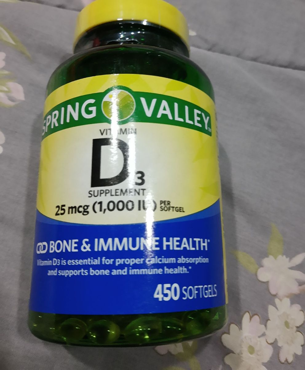 Vitamina D Importada | Produto Feminino Spring Valley Nunca Usado 71587744 | enjoei