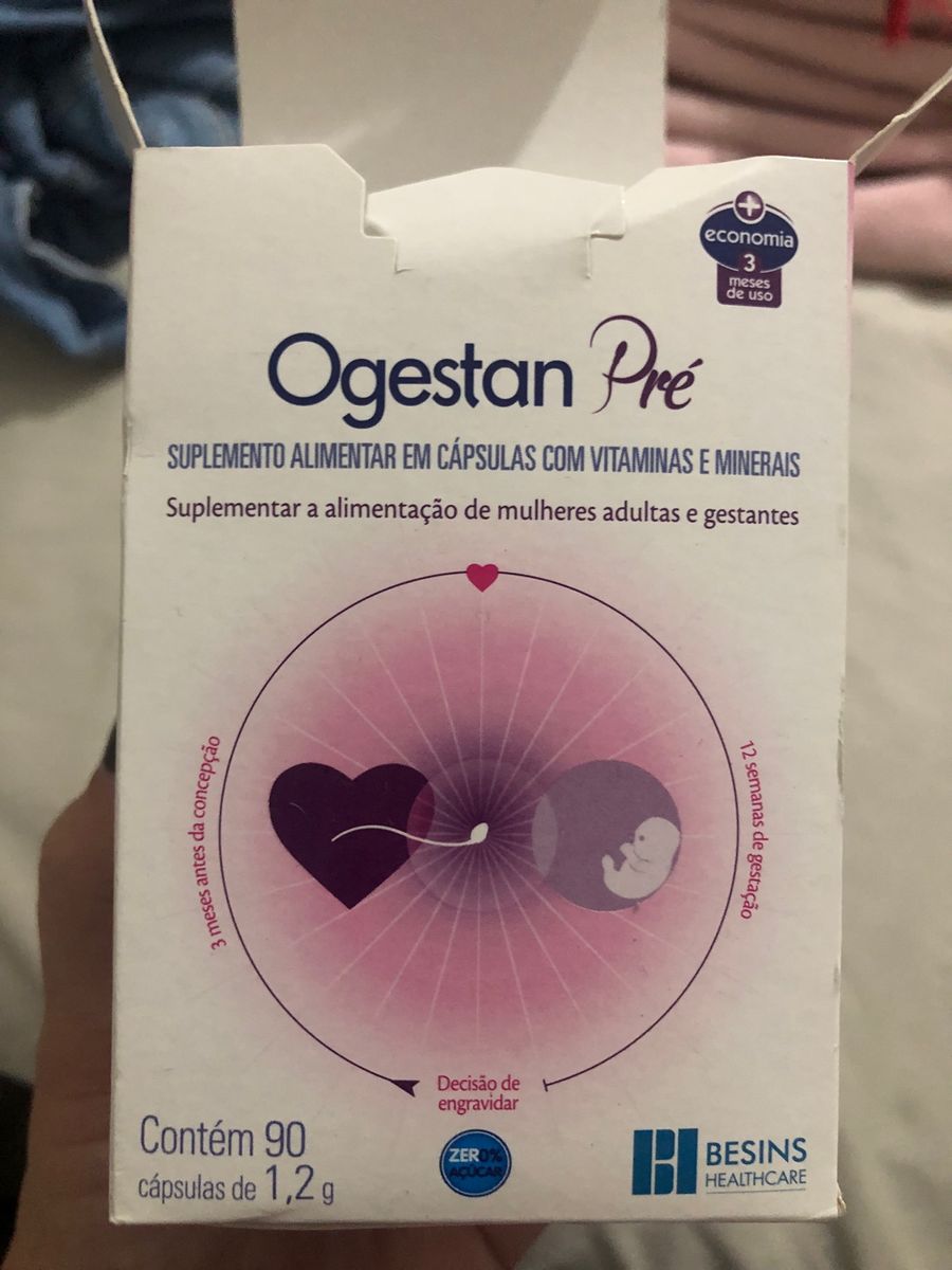 Vitamina de Gestante Ogestan Pré | Produto Feminino Nunca Usado ...