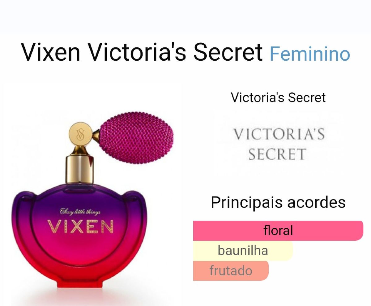 Vixen Victoria's Secret feminino 50ml | Perfume Feminino Victorias ...