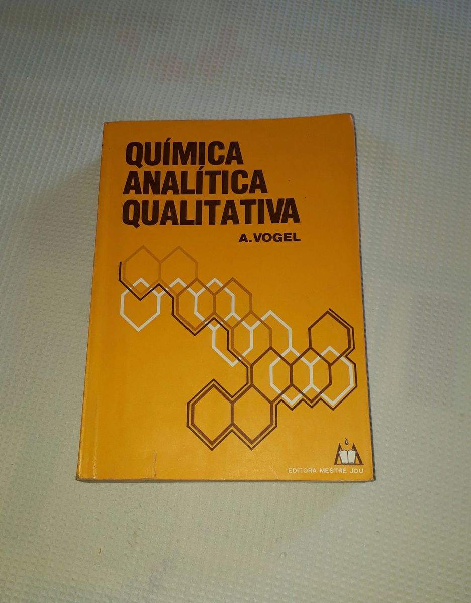 Vogel - Química Analítica Qualitativa | Livro Usado 22110600 | enjoei Vogel - Química Analítica Qualitativa | Livro Usado 22110600 | enjoei