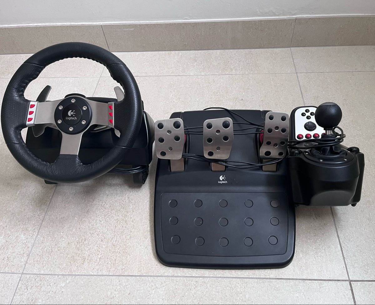 Volante Logitech G27 Completo | Acessório p/ Videogame Logitech Usado ...
