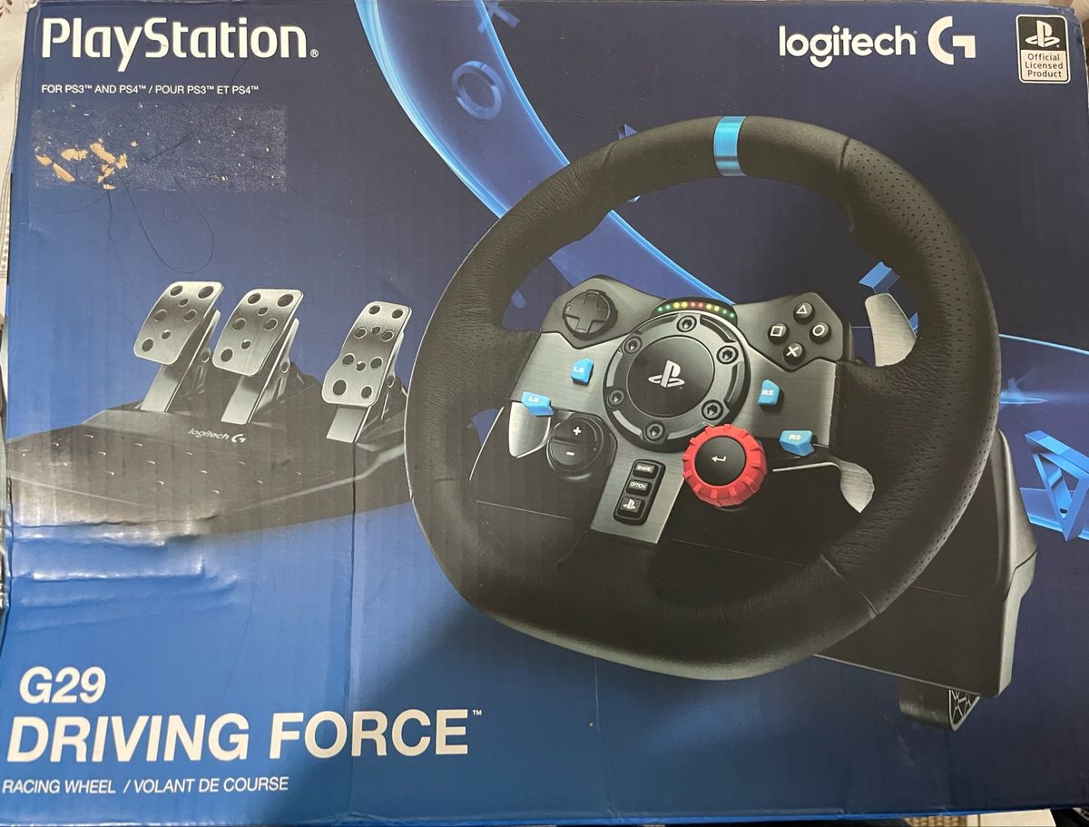 Volante Logitech G29 + Cockpit | Produto Masculino Logitech Usado ...