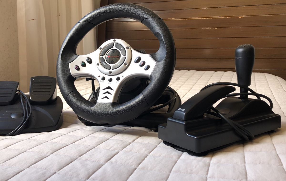 Volante para Ps2, Xbox e Pc | Acessório p/ Videogame Leadershipgamer ...