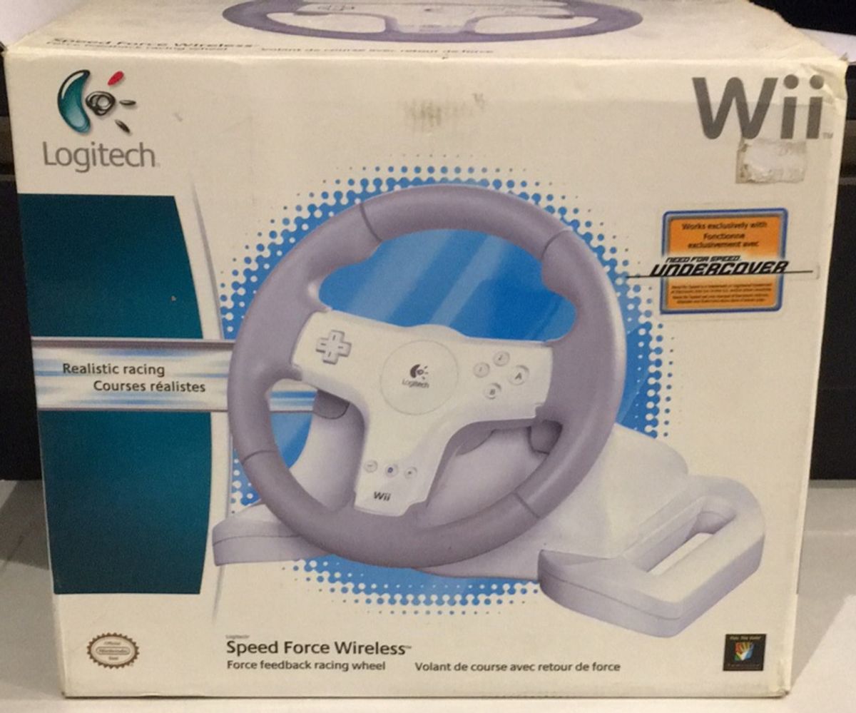 Volante Wii Logitech Speed Force Wireless | Jogo de Computador Logitech ...
