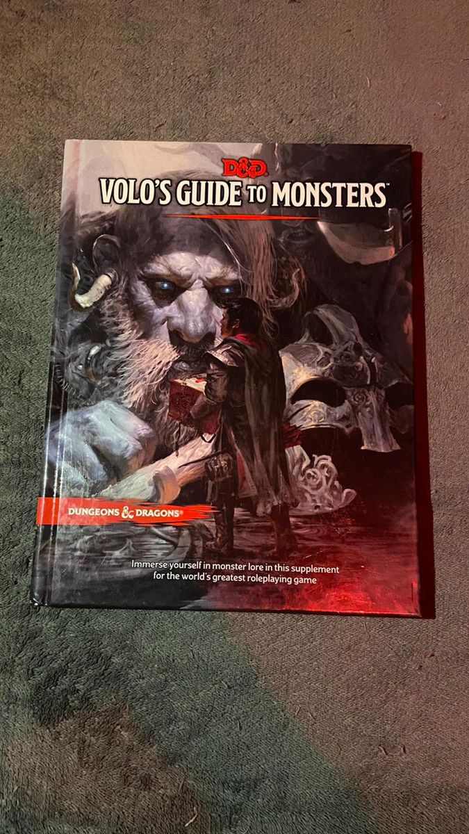 Volo's Guide To Monsters Rpg Dungeons And Dragons | Jogo de Tabuleiro D&D Nunca Usado 84759668 ...