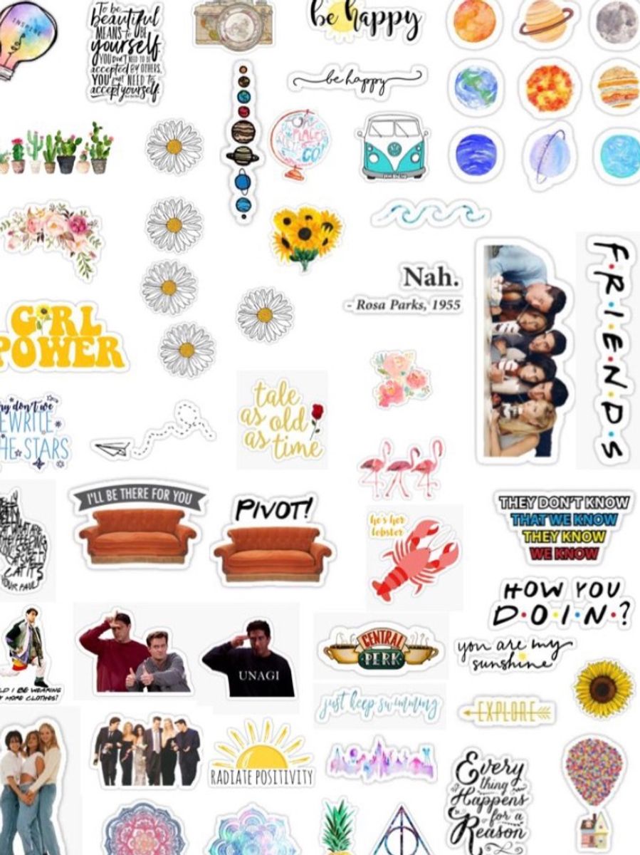 Vsco Stickers | Item de Papelaria Paper Craft Wishes Nunca Usado ...