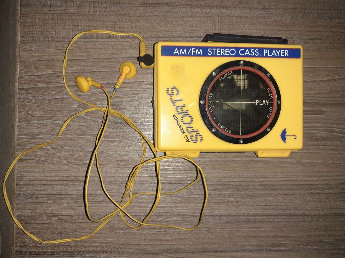 Walkman Antigo Sports Original Anos 90 | Produto Vintage e Retro Sports ...