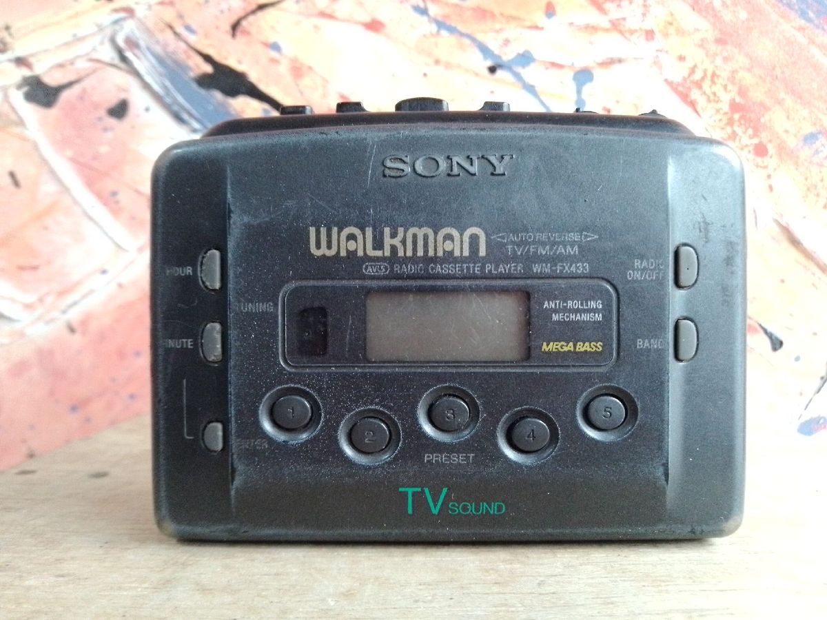 Walkman Sony (não Liga) Mod. Wm-fx433 | Item de Música Sony Usado ...