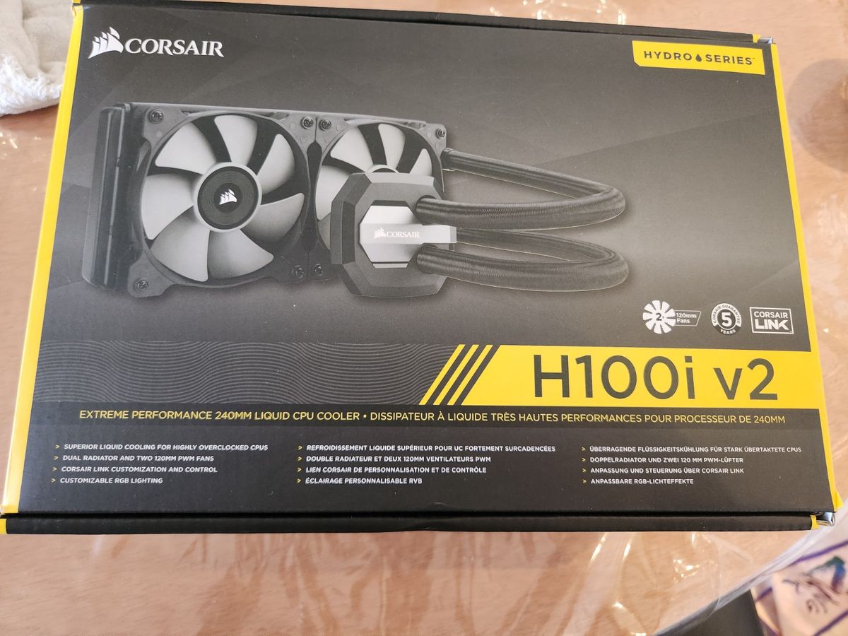 Water Cooler Corsair H100i V2 | Computador Desktop Corsair Usado ...