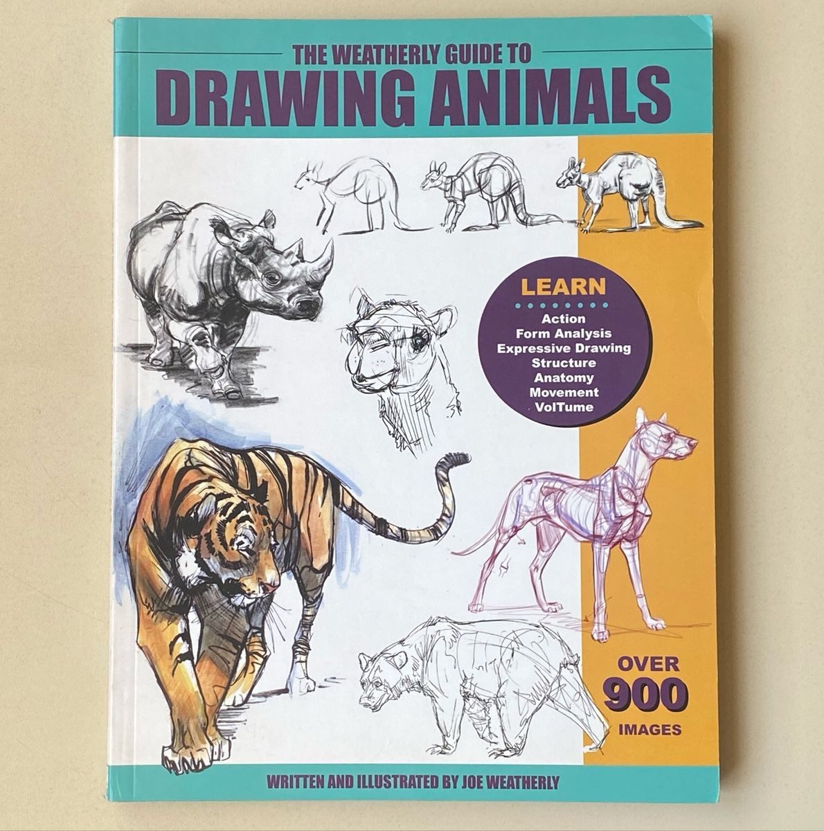 Weatherly Guide To Drawing Animals | Livro Joe Weatherly Usado 45972297 ...