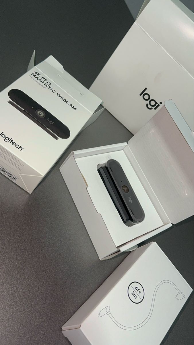 Webcam Logitech Magnetic 4k Pro Apple Pro Display Xdr C/ | Item Info & Eletro Logitech Nunca ...