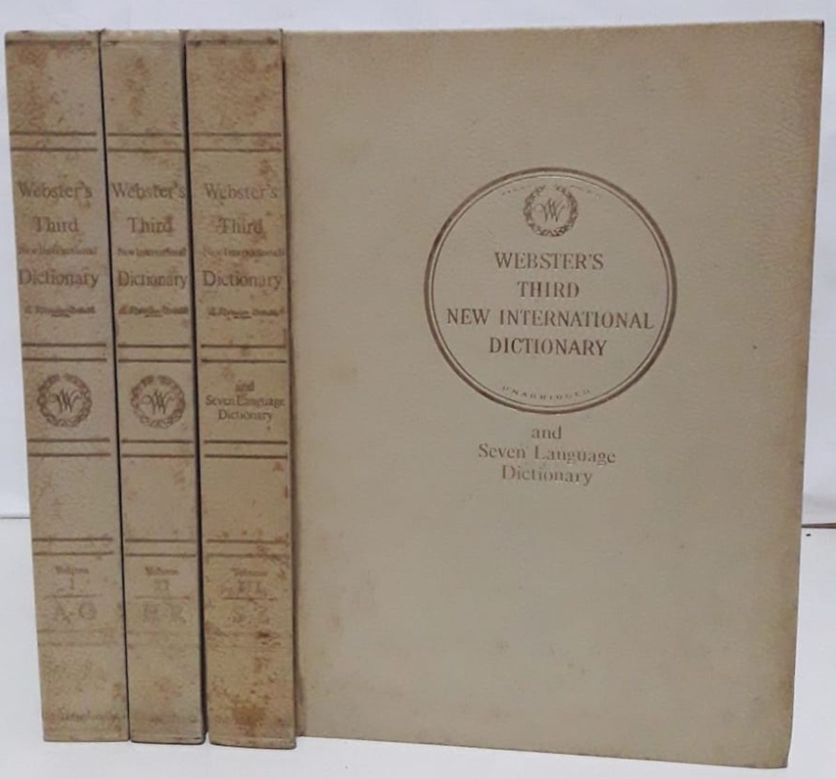 Websters Third New International Dictionary - Encyclopedia Britannica - 3 Volumes | Livro Usado ...