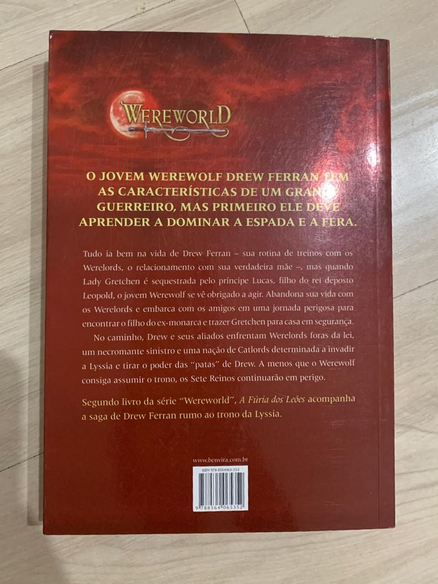 Wereworld 2: a Fúria Dos Leões | Livro Livro Usado 57145112 | enjoei