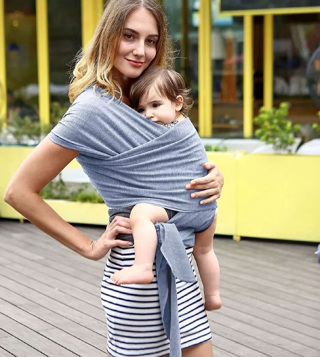 Whap Sling/pano para Carregar Bebês | Canguru e Sling Infantil Moby ...