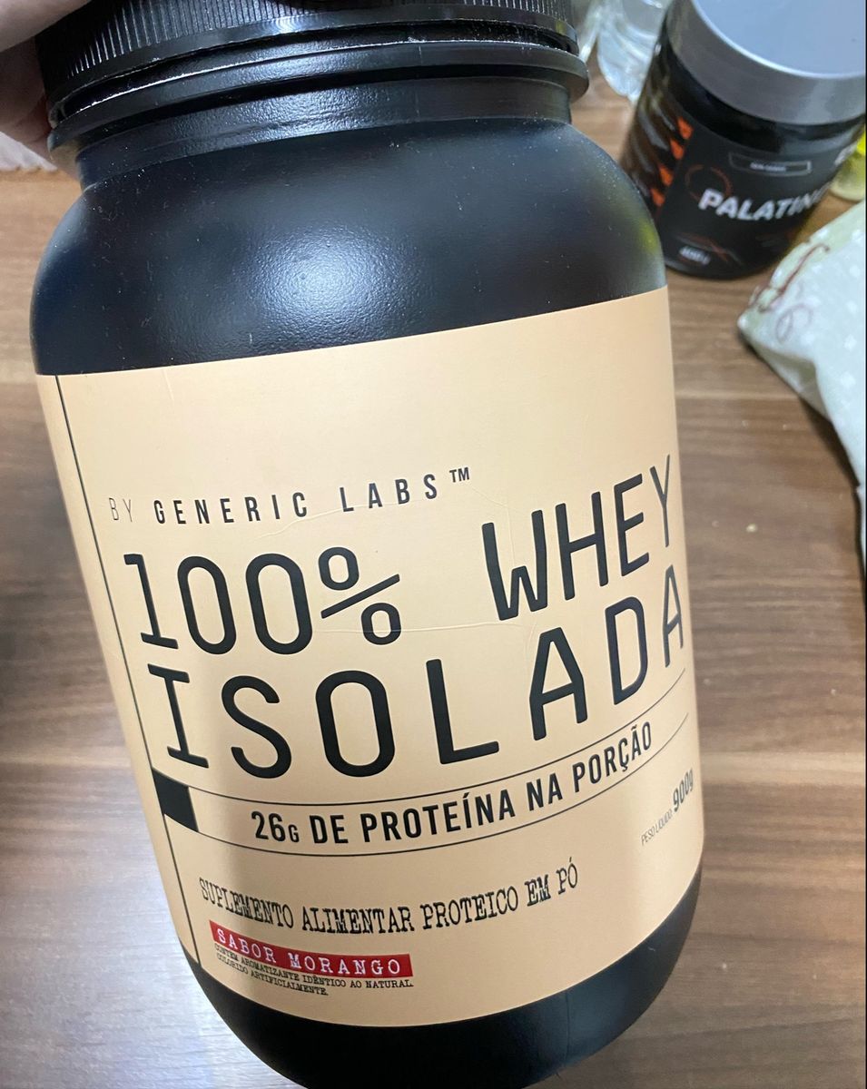 Whey Generic Labs Morango Inteiro | Item p/ Esporte e Outdoor Generic ...