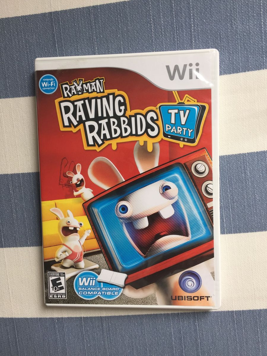 Wii - Rayman Raving Rabbids Tv Party | Jogo de Videogame Nintendo Usado ...