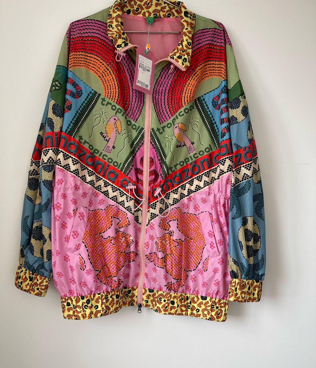 Windbreaker Farm | Casaco Feminino Farm Nunca Usado 77024674 | enjoei