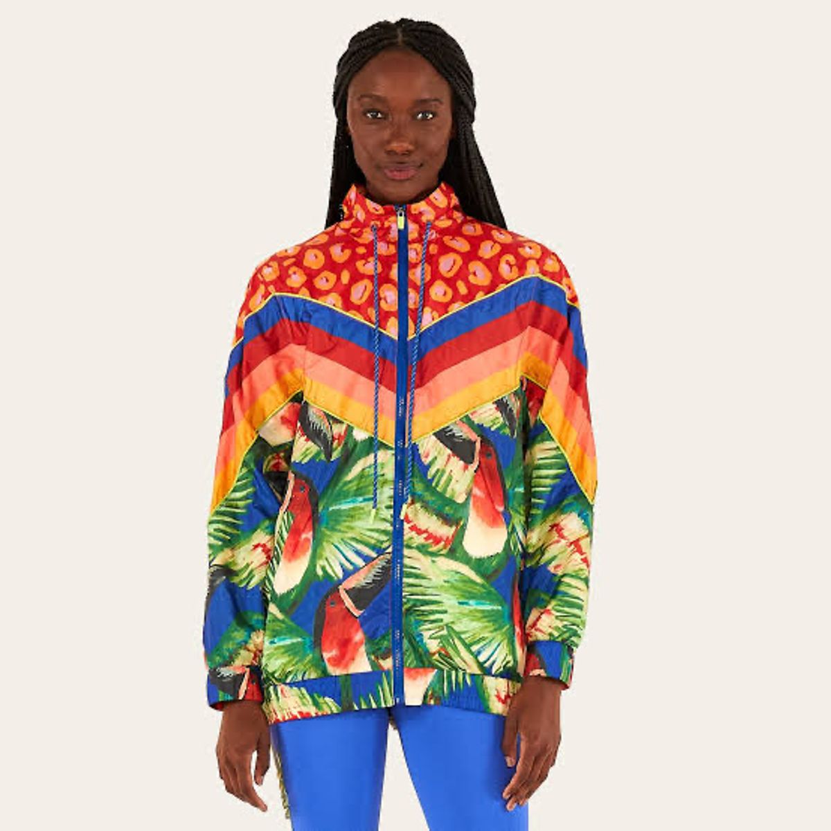 Windbreaker Farm | Casaco Feminino Farm Nunca Usado 95761297 | enjoei