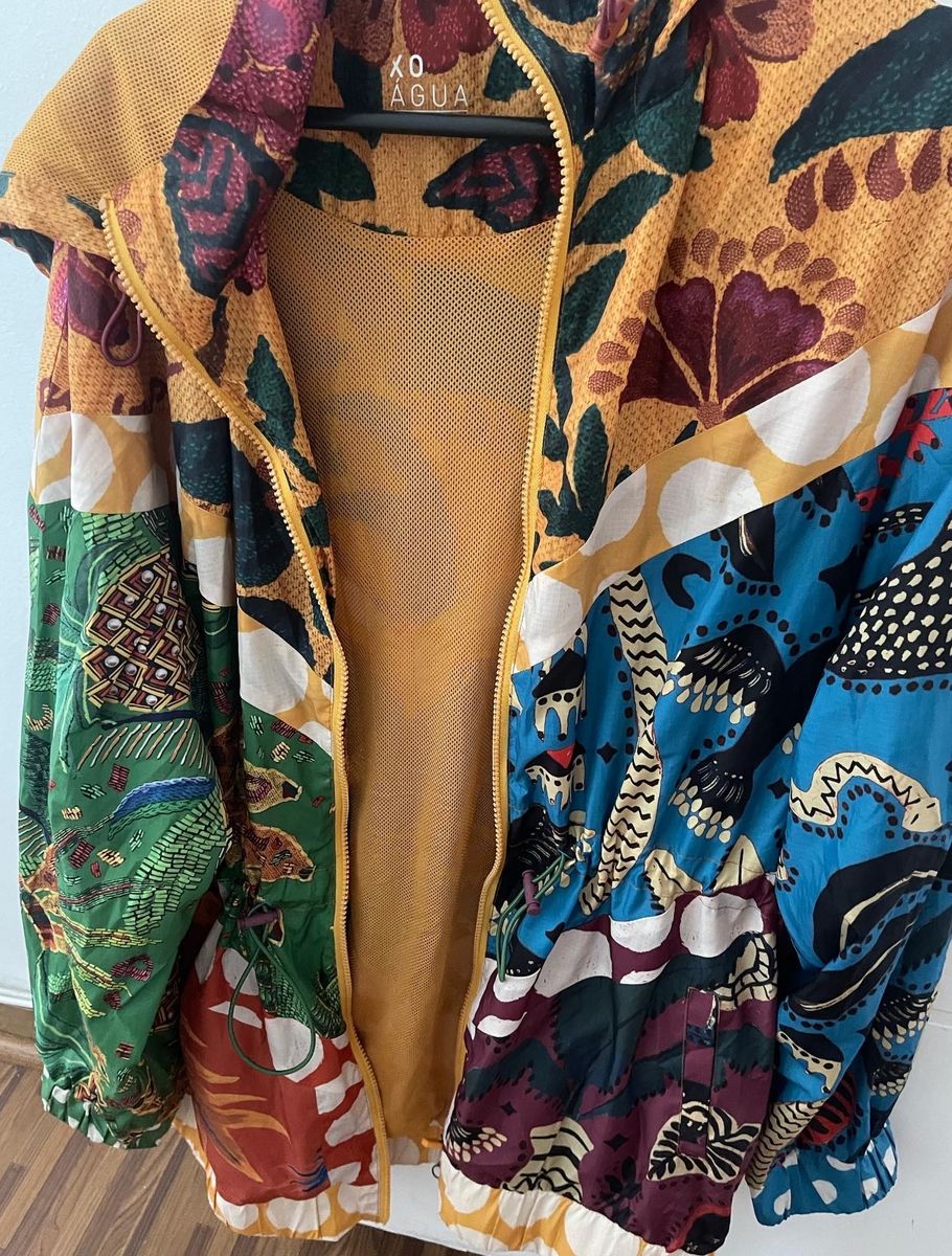 Windbreaker Farm | Casaco Feminino Farm Usado 73675379 | enjoei