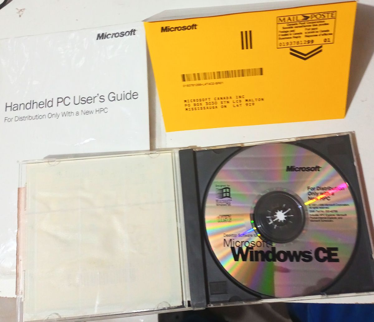 Windows Ce Versão 1.0. Relíquia. Raridade. | Computador Netbook ...