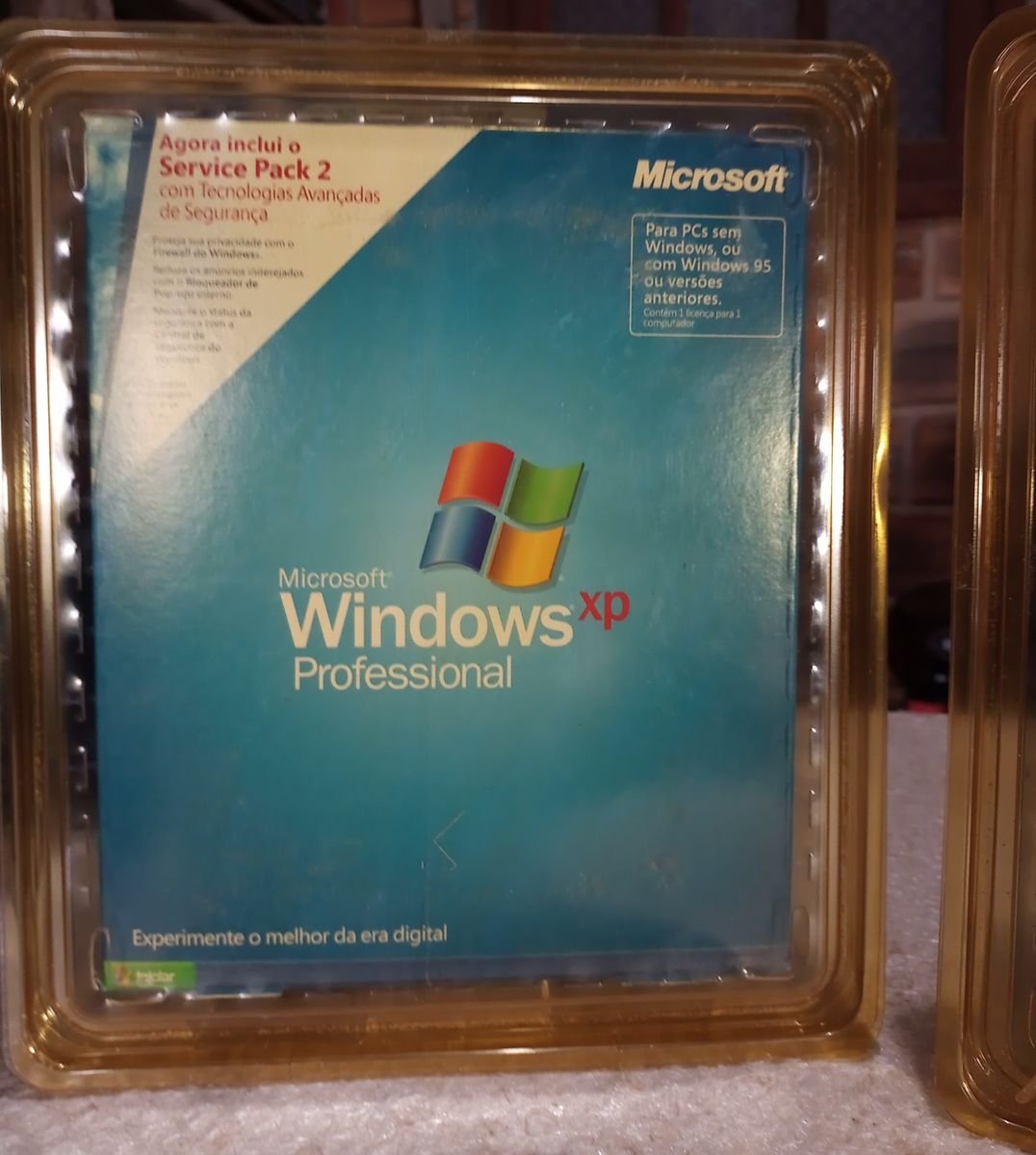 Windows Xp Box Lacrado. | Produto Vintage e Retro Microsoft Nunca Usado ...