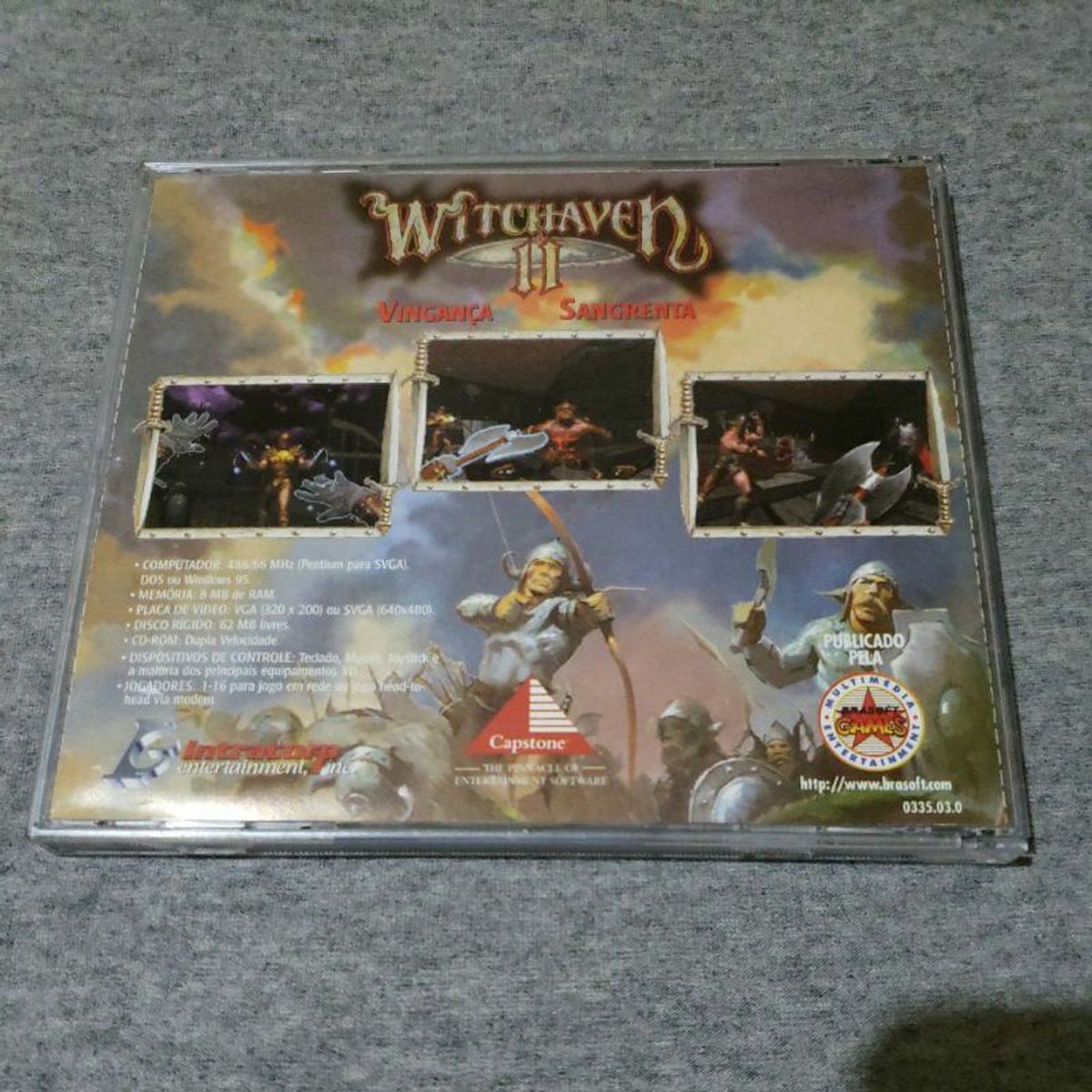 Witchaven 2 - Vingança Sangrenta - Pc | Jogo de Computador Cd Rom Usado ...