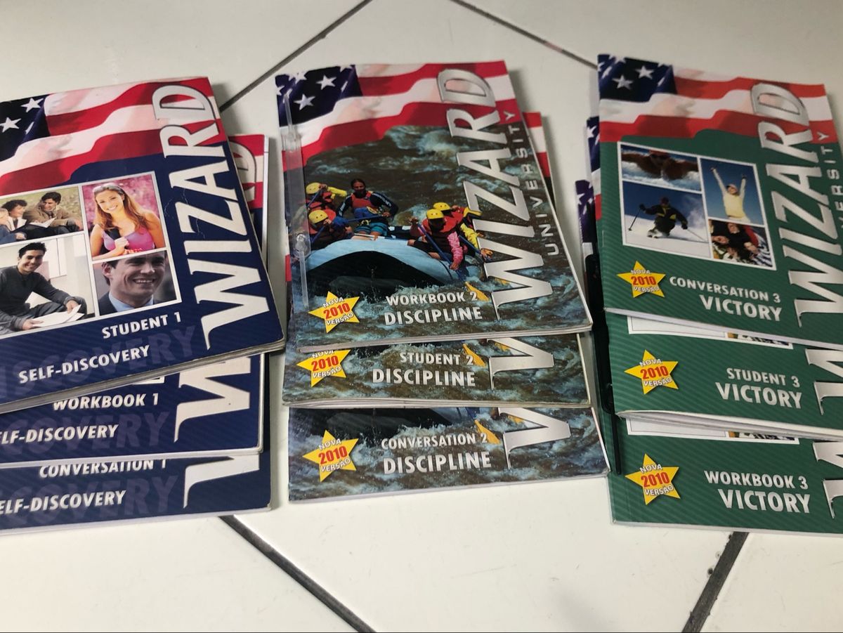 Wizard Books Conversation, Student e Workbook 1 e 2 | Livro Wizard ...