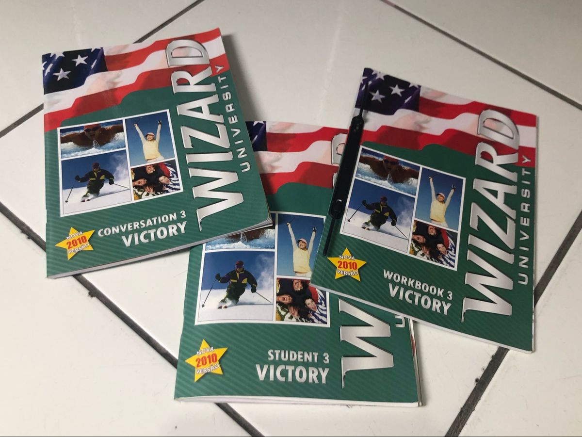 Wizard Conversation, Student e Workbook 3- Victory | Livro Wizard ...