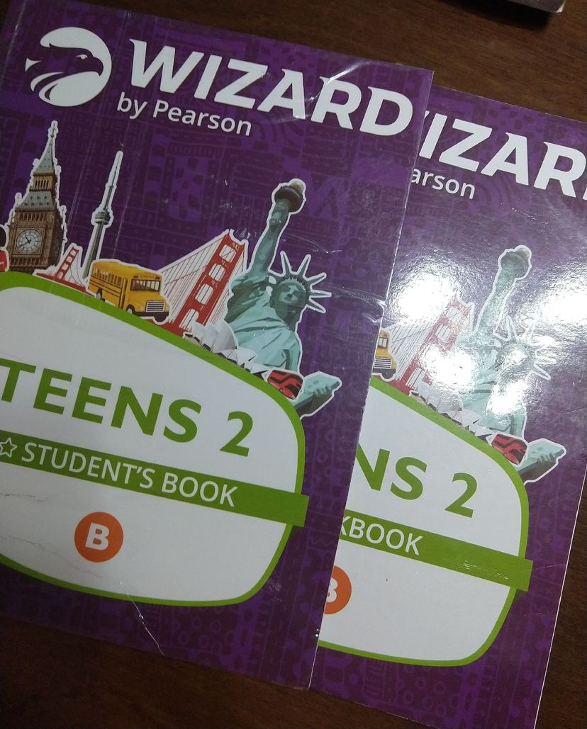 Wizard Teens 2 Parte B, Student's Book e Work Book, Respondido a Lápis ...