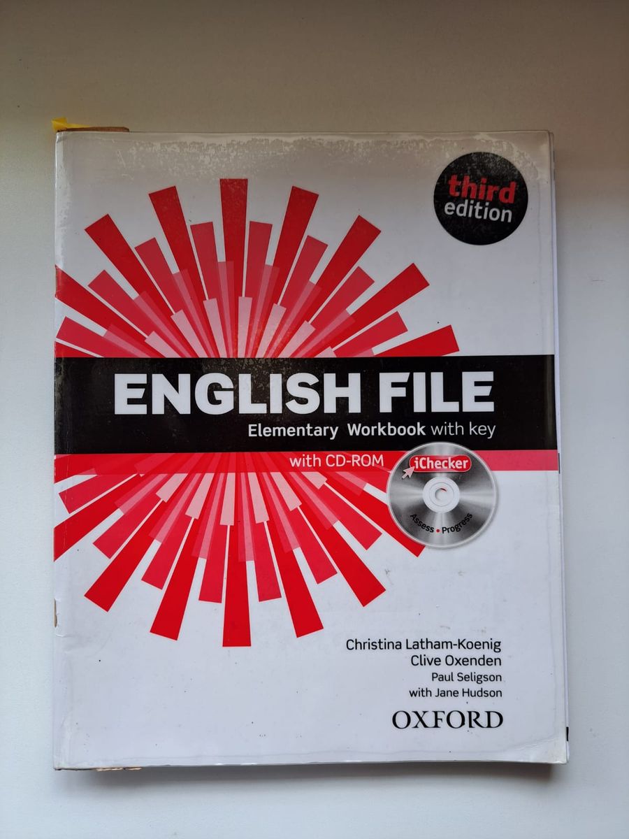 Workbook English File Elementary Third Edition | Livro Oxford Usado ...