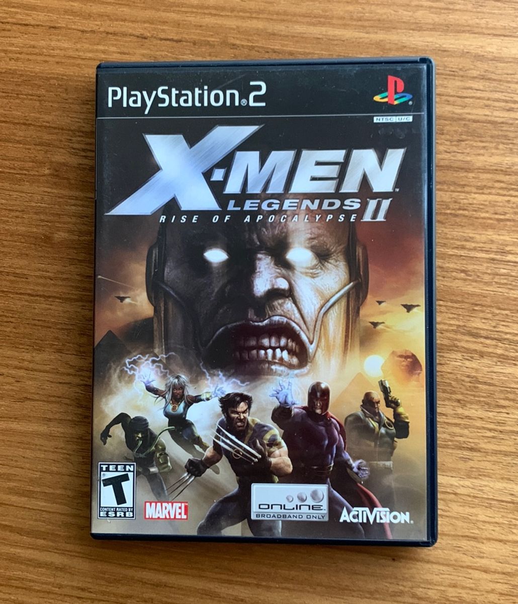 X-men Legends Rise Of Apocalypse 2 Original para Ps2 | Jogo de ...