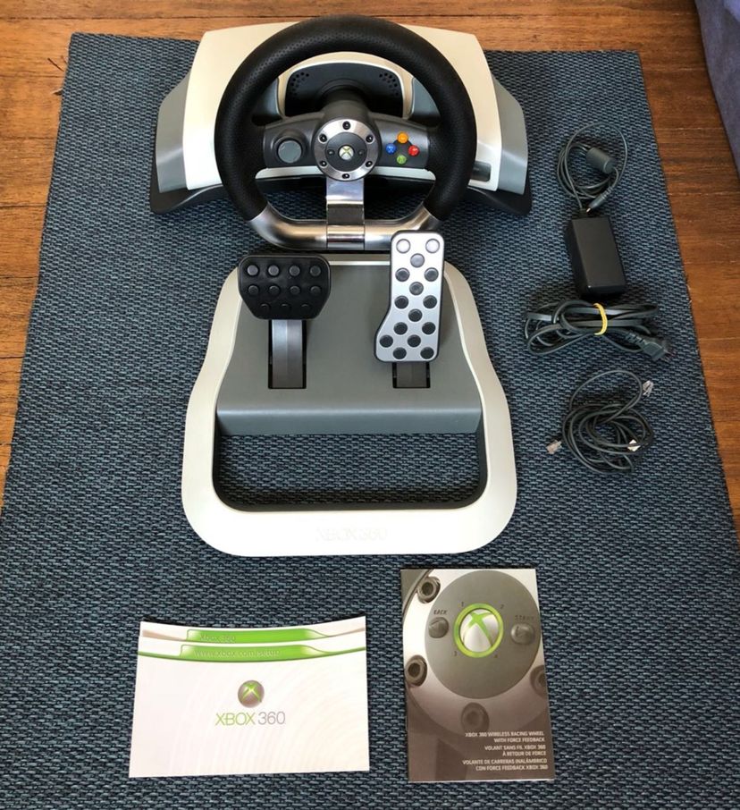 Xbox 360 Wireless Racing Wheel With Force Feedback | Console de ...