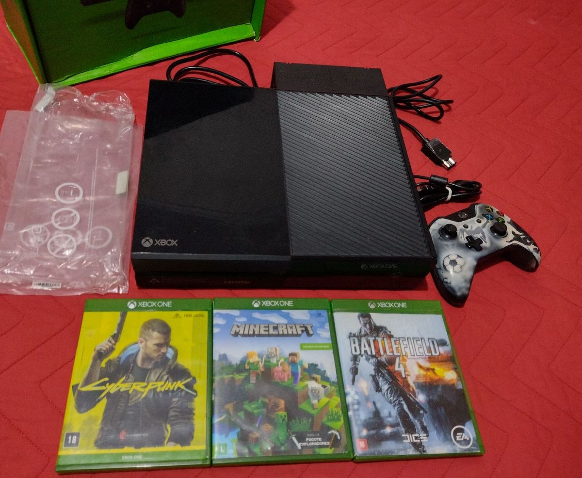 Xbox One Fat com 1 Controle e 3 Jogos | Jogo de Computador Xbox One ...
