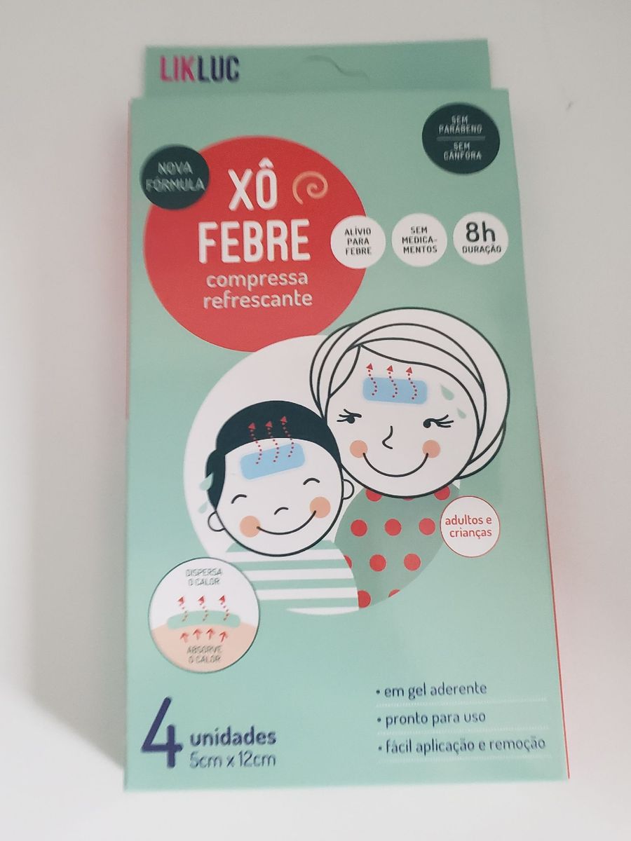 Xô Febre - Compressa Refrescante | Item Infantil Lik Luc Nunca Usado ...