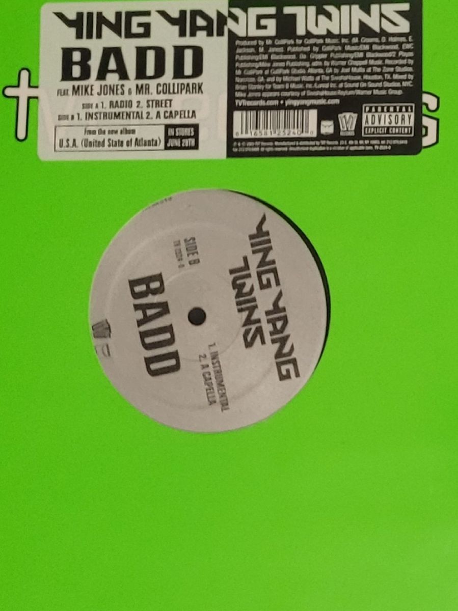 Ying Yang Twins Badd Vinil Importado Single 12 Item De Música Badd Usado 70246782 Enjoei