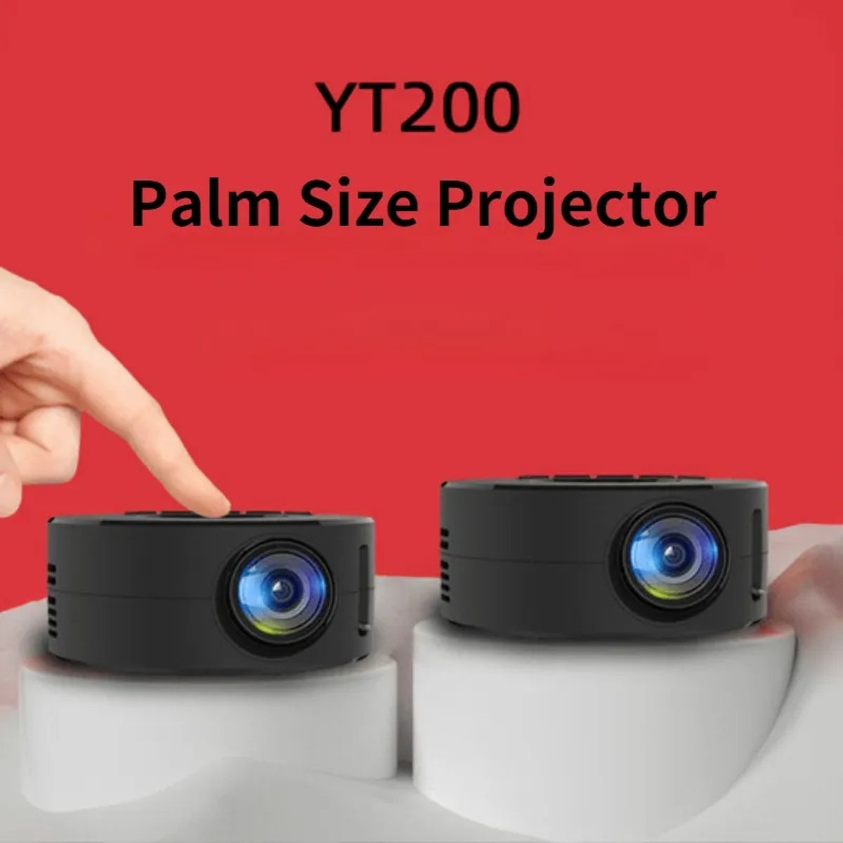 Yt 200 Led Móvel de Vídeo Mini Projetor Cinema em Casa Mídia Player ...