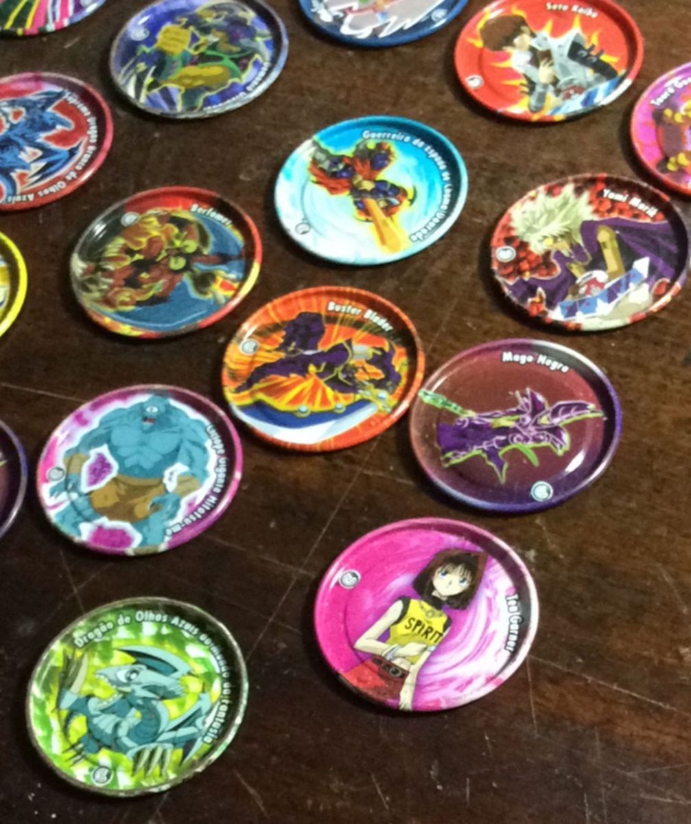 Yu-gi-oh! Tazos de Metal | Jogo de Tabuleiro Elma Chips Usado 19391921 ...