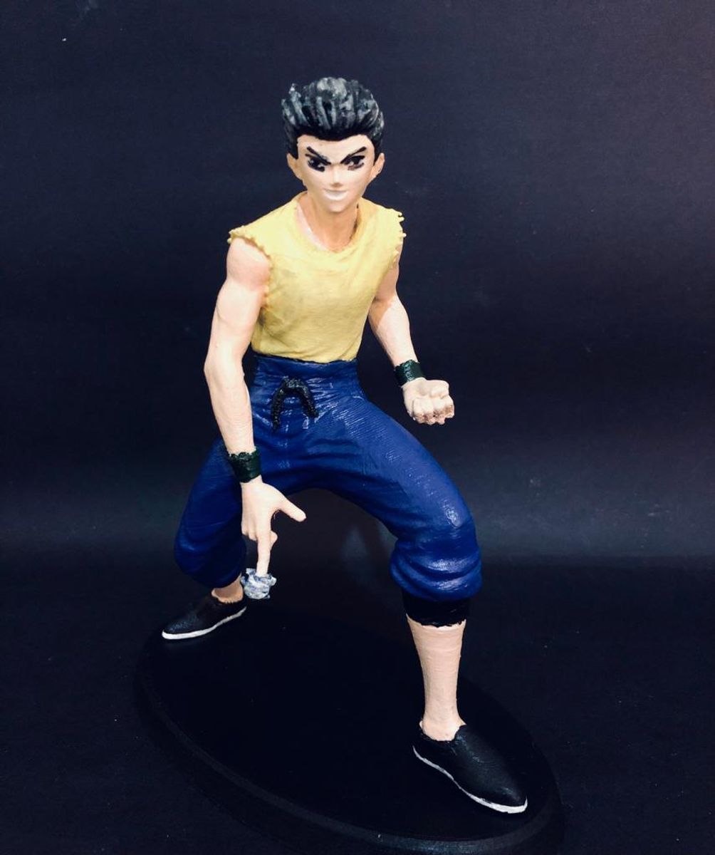 Yu Yu Hakusho Yusuke Urameshi Leigan Action Figure | Brinquedo 3d Billa ...