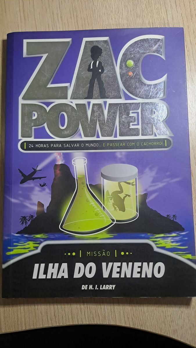 Zac Power 1 - Ilha do Veneno | Livro Fundamento Usado 126009865 | enjoei