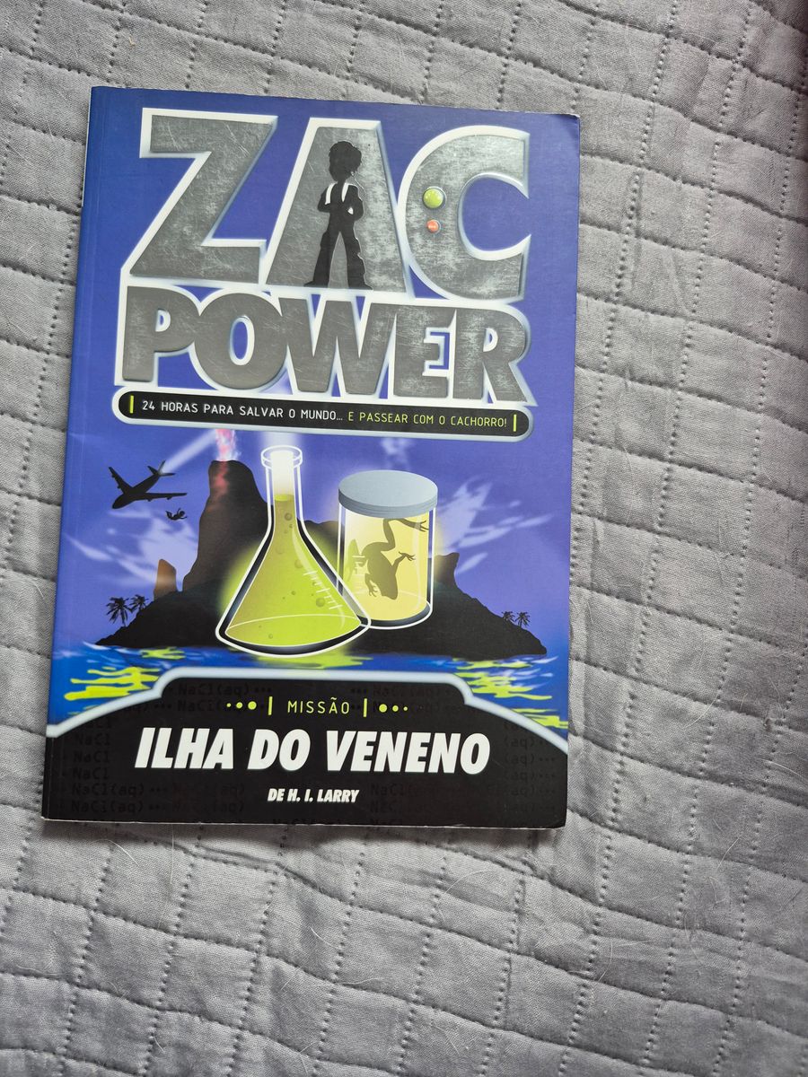 Zac Power 1 - Ilha do Veneno | Livro Fundamento Usado 134818060 | enjoei